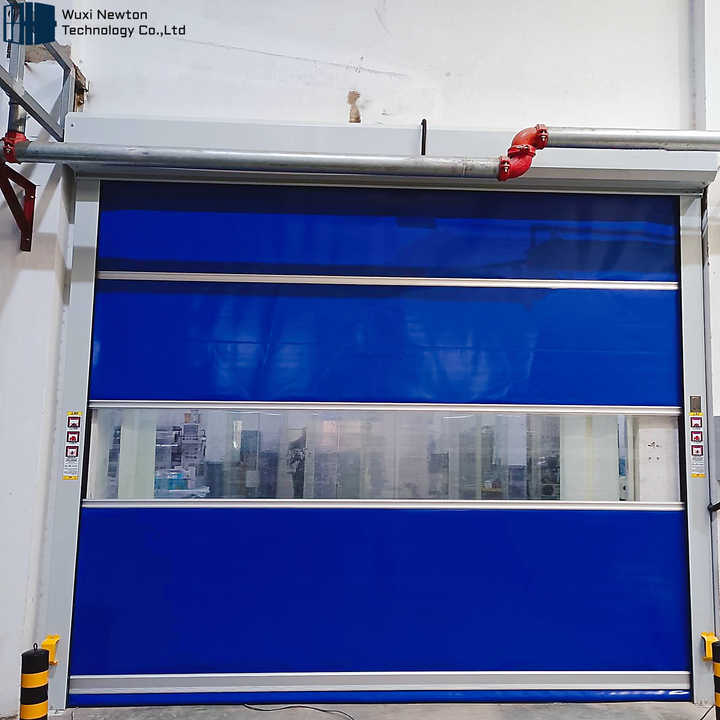 Heavy Industrial Soft Fast Roll up Door Sturdy Pvc Fabric Insulated ...
