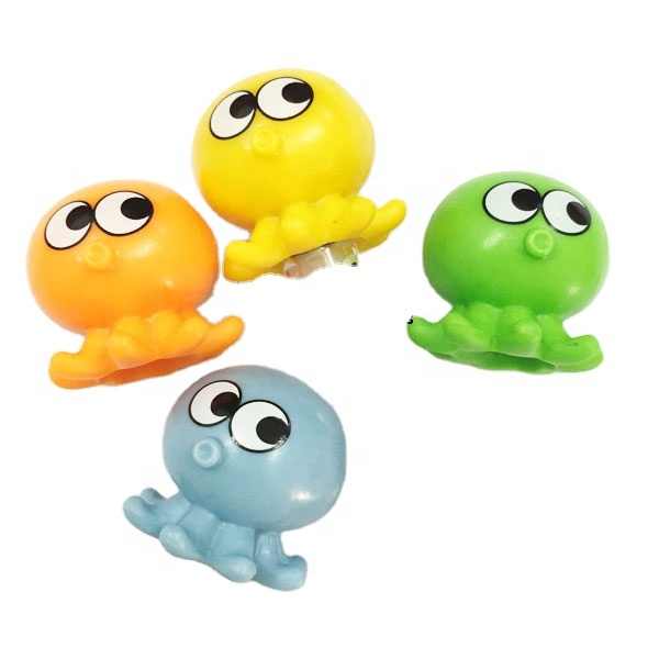 Plastic Octopus Toy Pencil Toppers for Vending Machine Capsule Toys
