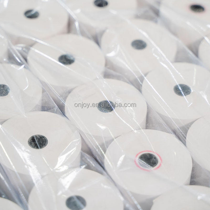 Economical 80x80mm BPA Free Thermal Paper Single 17mm Core UV Printing ...