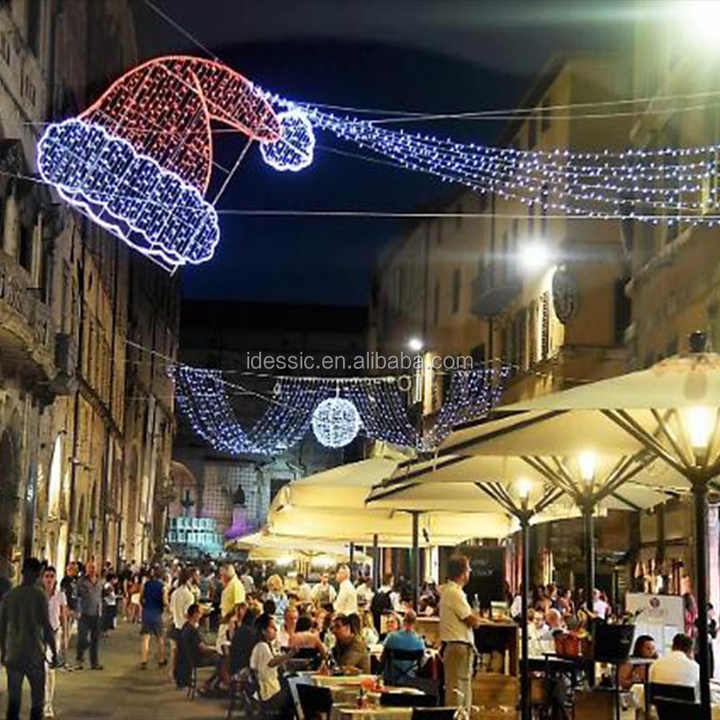 Outdoor Large 3D Hanging LED Lighted Jingle Bells for Christmas