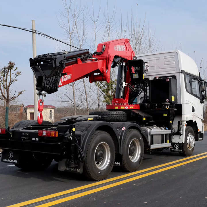 Shacman X3000 6x4 Tractor Crane Truck Shenbai 20/25/30 Ton Hydraulic ...