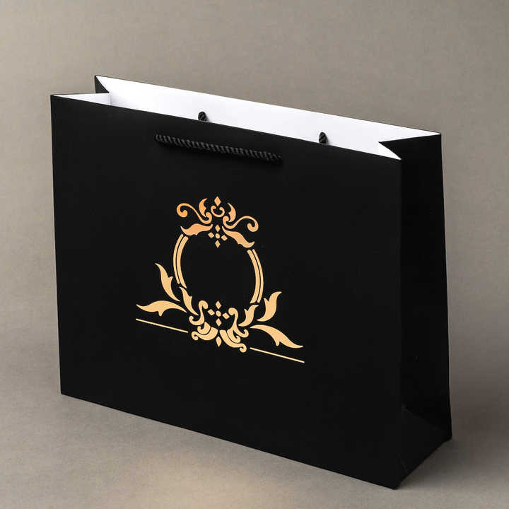 Customized Logo Design Luxury Paper Bag Gift Packaging