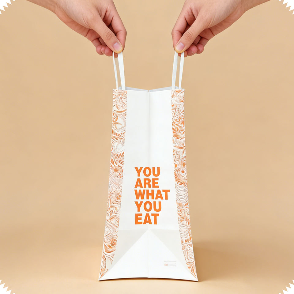 Custom Wholesale Accept Custom Printing Bakery Paper Bag Kraft Food ...