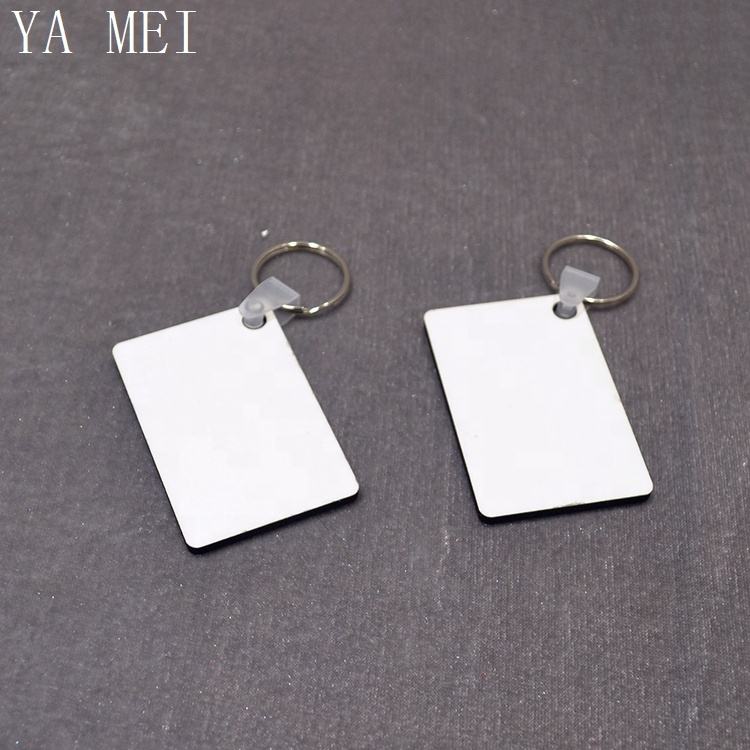 Wholesale Holiday Gifts - DIY Rectangle MDF Keychains