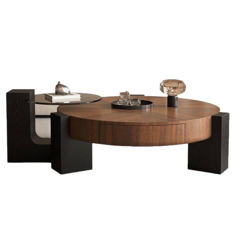 Italian Minimalist Coffee Table Modern Non-foldable Living Room Light ...