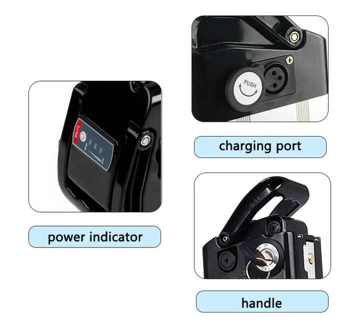 Bagi Bike Battery for B10 & B20 48V 17.5AH / 12.5AH Lithium Ion Silver ...
