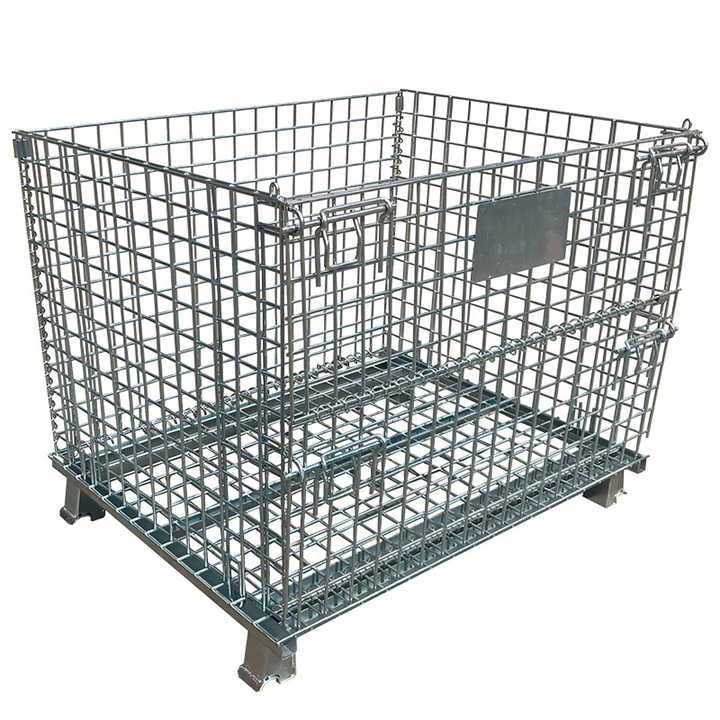 Industrial Wire Mesh Cages for Warehouse Storage | Stackable & Secure ...