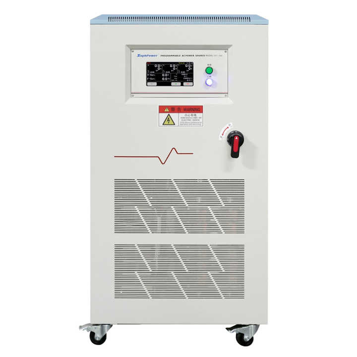 Three Phase 10kVA Programmable AC Power Supply 45Hz-400Hz Variable Frequency Converter AC Power ...