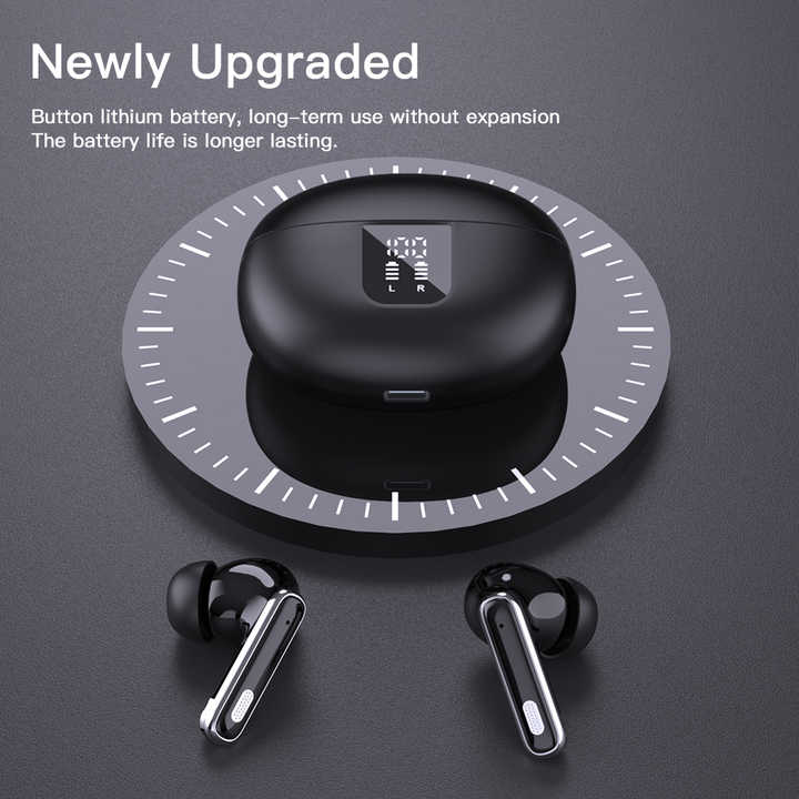 Q10 In-ear True Wireless Bluetooth Headset Digital Display Long-lasting ...