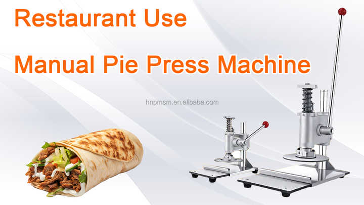 Pizza Roti Chapati Tortilla Pressing Machine Semi Automatic for Corn ...