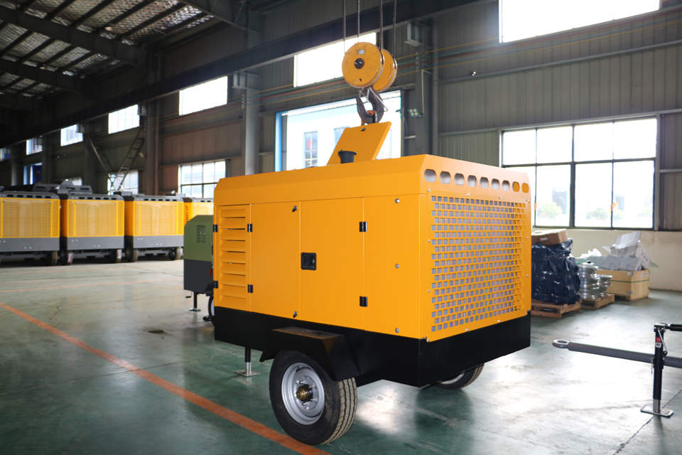 110kw 10bar 450cfm Cummins diesel Compressors air Mining 12m3/min 200l ...