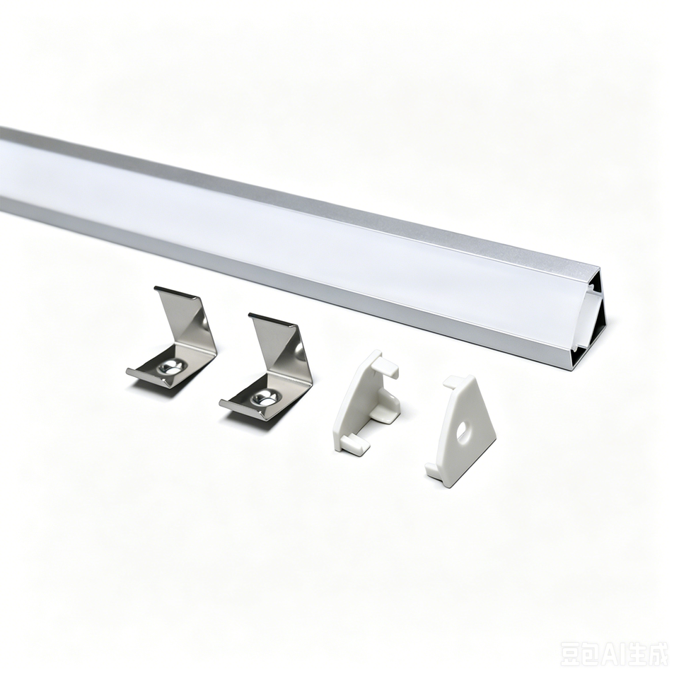 Fashion Led Ceiling Strip Light Led Profile 18*18mm Embedded Aluminum ...
