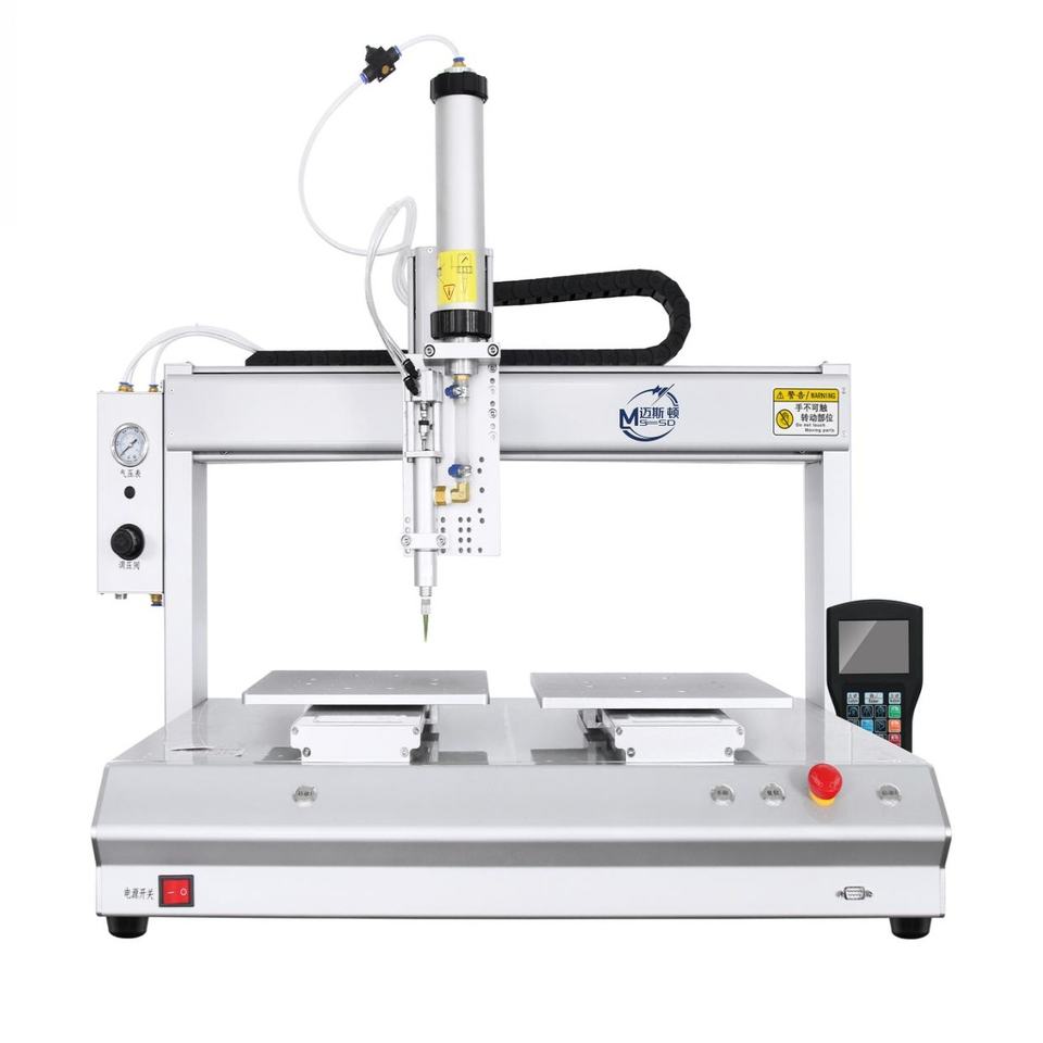 High Precision Duplex Auto Pressurized Glue Dispenser Robot | 300cc ...