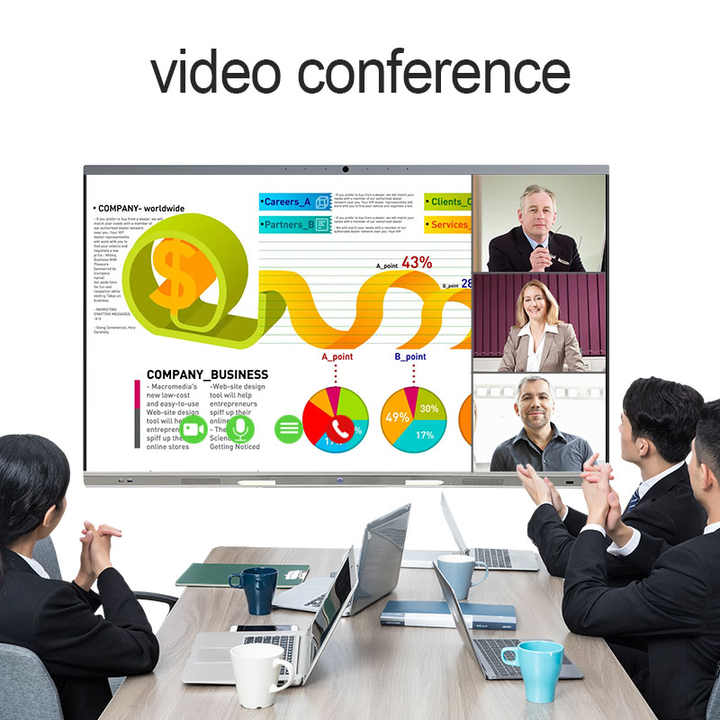 Smart Whiteboard - Interactive 4K Digital Conference Board