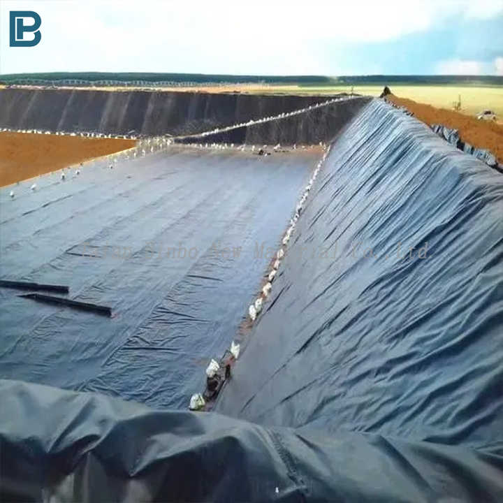 HDPE Geomembrane Sheet for Agricultural Pond Liner Fish Farm Mine Reservoir Dam Liner 0.5mm-2 ...