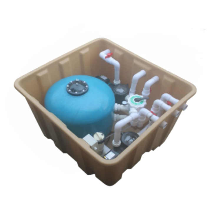 Swimming Pool Inground Sand Filter with Pump Box Underground Water ...