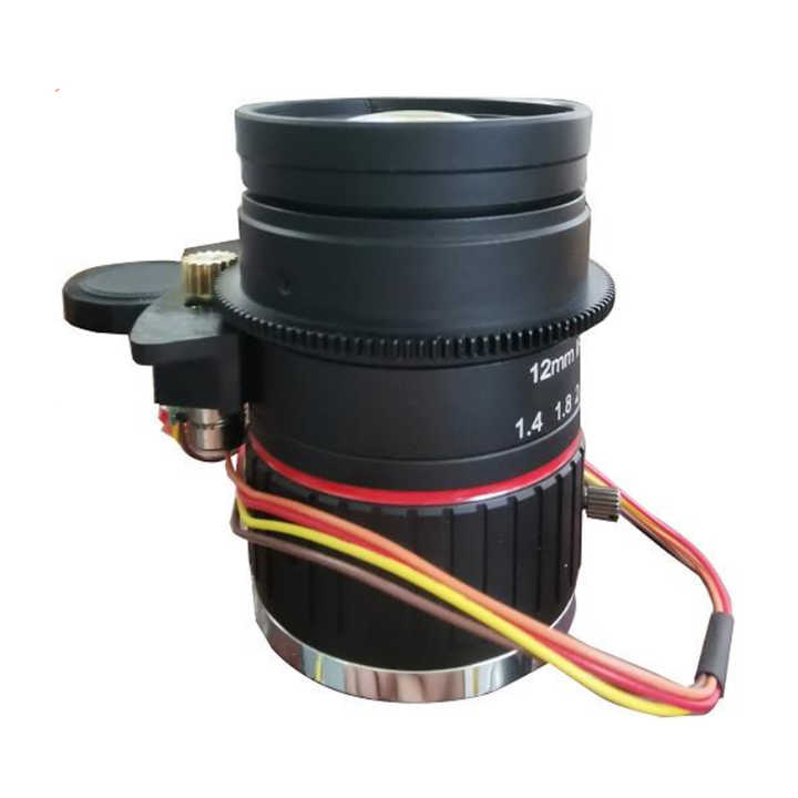 12MP 12mm c Mount Lens F1.4 12 Megapixel Motorized Focus Lens for ...