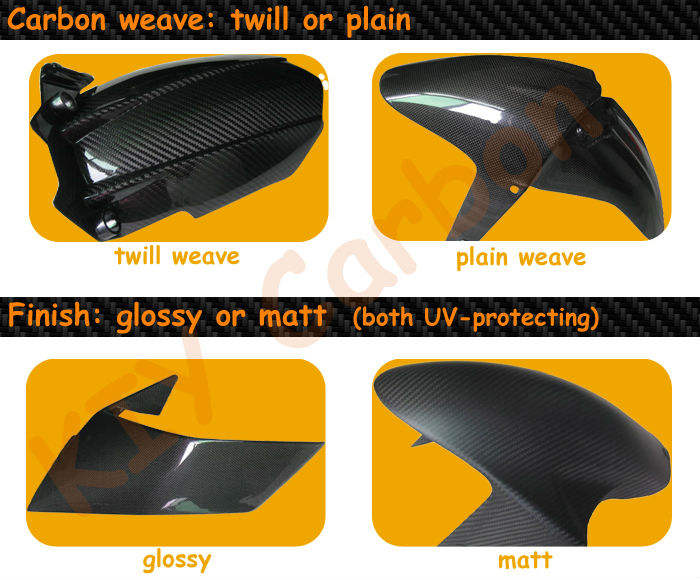 Carbon Fiber Side Tank Covers for Suzuki SV650/S SV1000/S 03-07