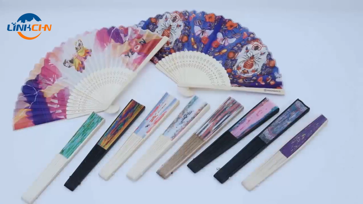 Custom Folding Hand Fans - Durable Bamboo with Prints