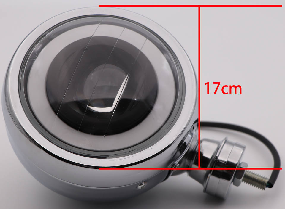6 Inch Retro Classic Car LED Lens Headlight New Halogen Bulb with 6000k ...