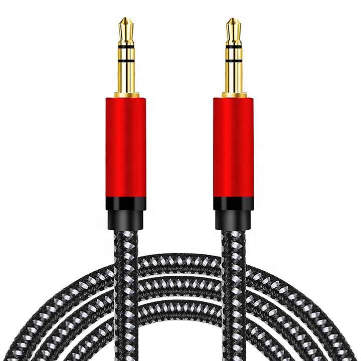3.5MM Male-Male Aux Cable Lossless Audio Gold-Plated Listening Stereo Aux Auxiliary Audio Jack ...