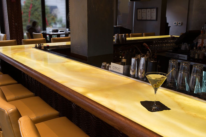 Luxury Backlit Translucent Onyx Slab & Tile Polished Surface for Bar ...