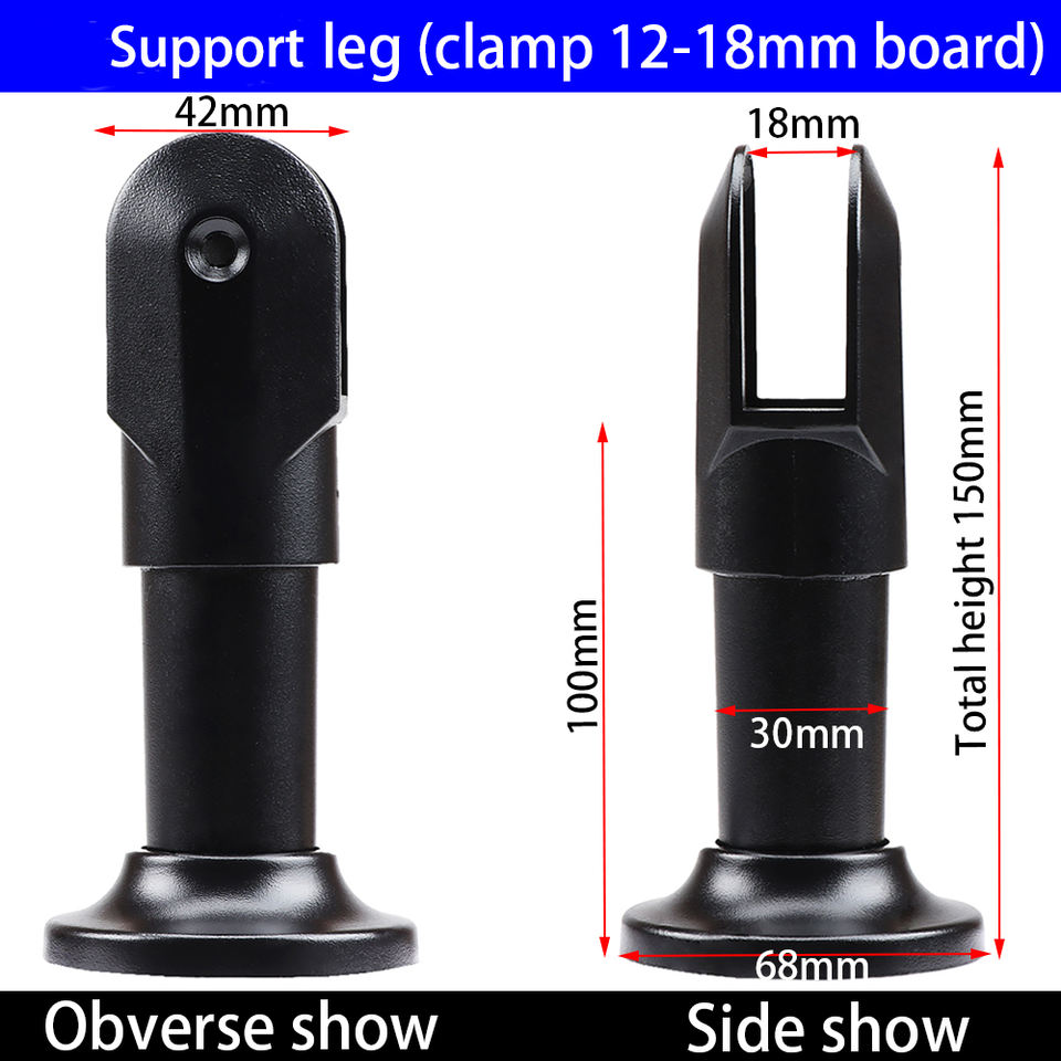 Modern Aluminum Alloy Toilet Cubicle Support Legs 100mm Adjustable ...