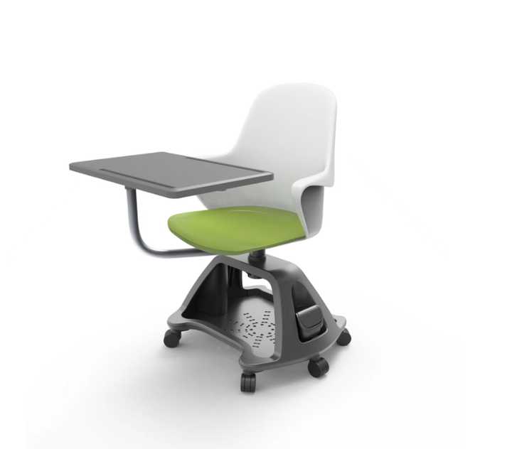 ZOIFUN School Chair and Desk with Wheels - Customizable