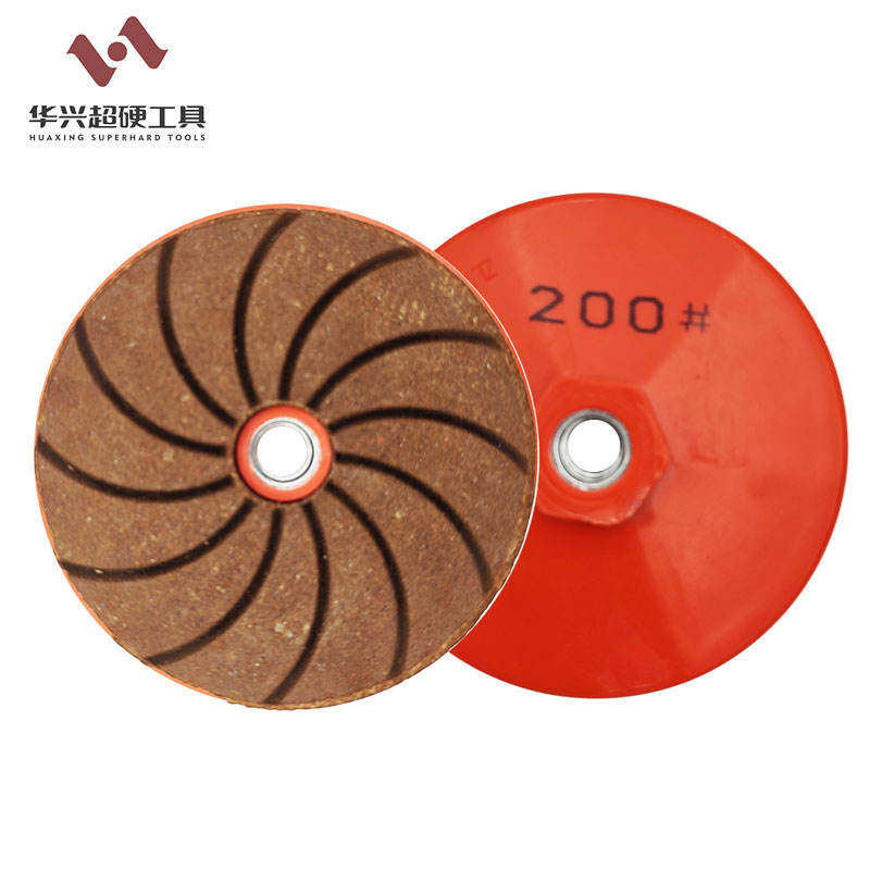 3 Inch 80 mm Spiral Interface Diamond Polishing Disc Wet Dry Buff Disc ...