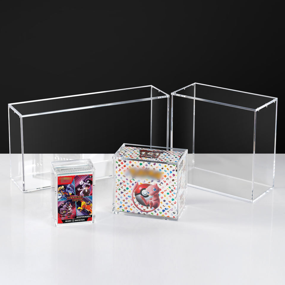 99% UV Resistance Acrylic Clear Pokemon Elite Trainer Box Booster ...