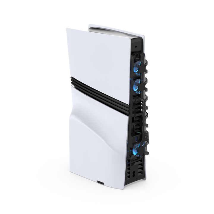 PS5 Pro Cooler Fan with 3 Speed USB3.0 Hubs for Cooling