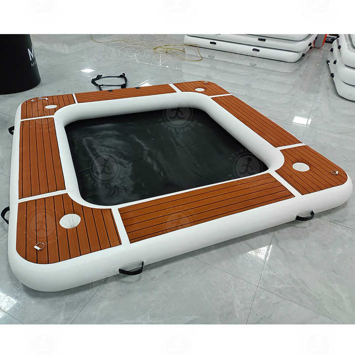 Inflatable Floating Dock - Perfect for Pool Fun & Relaxation