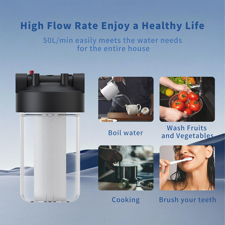Wosfer Pre-filter Whole House Tap Water Filtration Purifier 10-inch Fat ...
