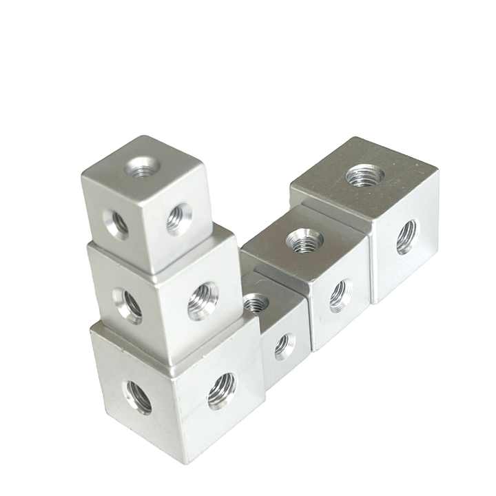 Fixing Block Aluminum Alloy Multifunctional 10x10x10mm Connector Cube ...