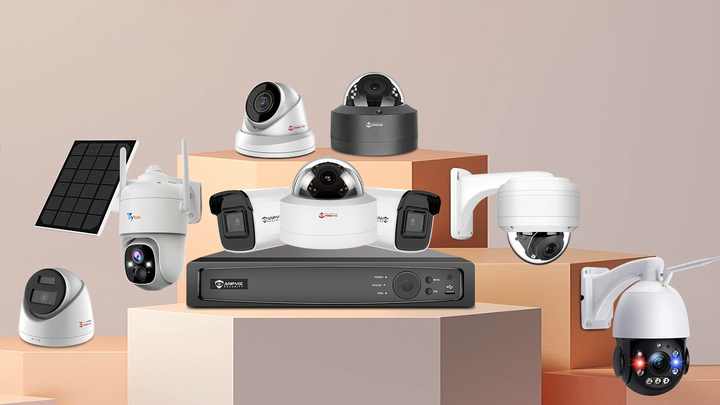 US Delivery 5MP Turret Poe IP Camera Smart Dual Light Human/Vehicle ...