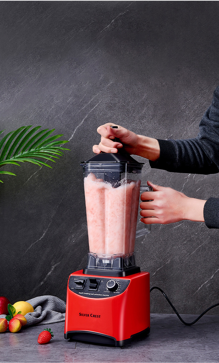 Silver Crest Blender 2L 3000 W Big Puissants Smoothies Grand Blender