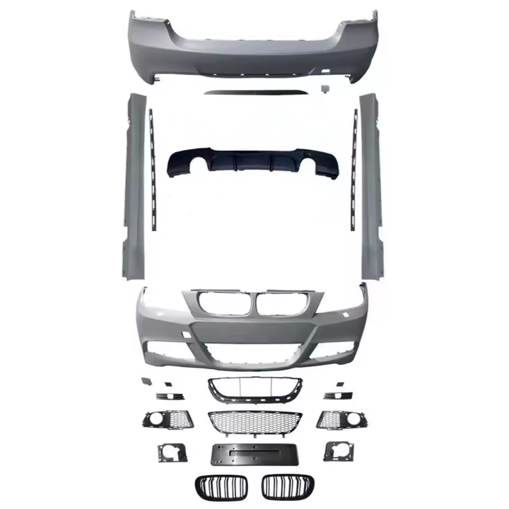 M Tech Rear Bumper for BMW 3 Series E90 LCI 325i 328i 335i 335 350i ...