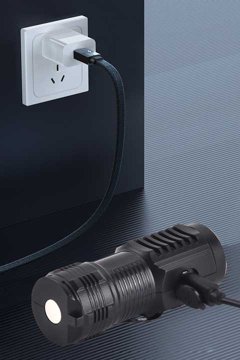 3 LED Rechargeable Flashlight - Bright, Portable, and Durable