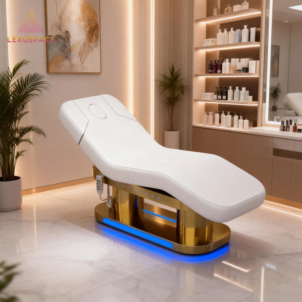 Ergonomic Comfortable Beauty Salon Treatment Beds Esthetician Bed ...