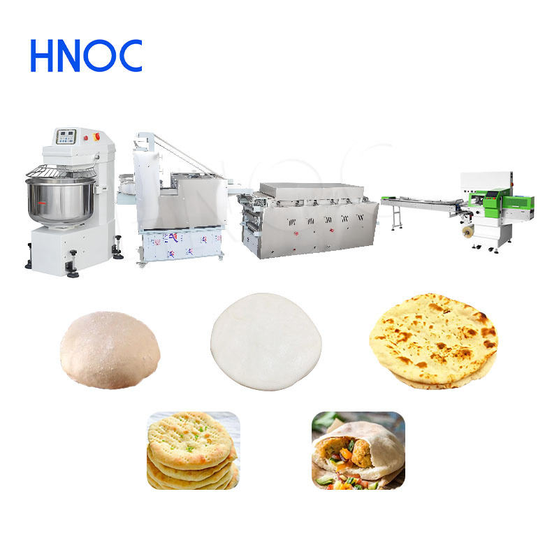 HNOC Machine Fabriquation Chapati Pita Bread Maker Fully Automatic ...