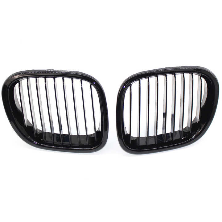Front Grille Single Line Car Front Black Wide Kidney Grille Grill for ...
