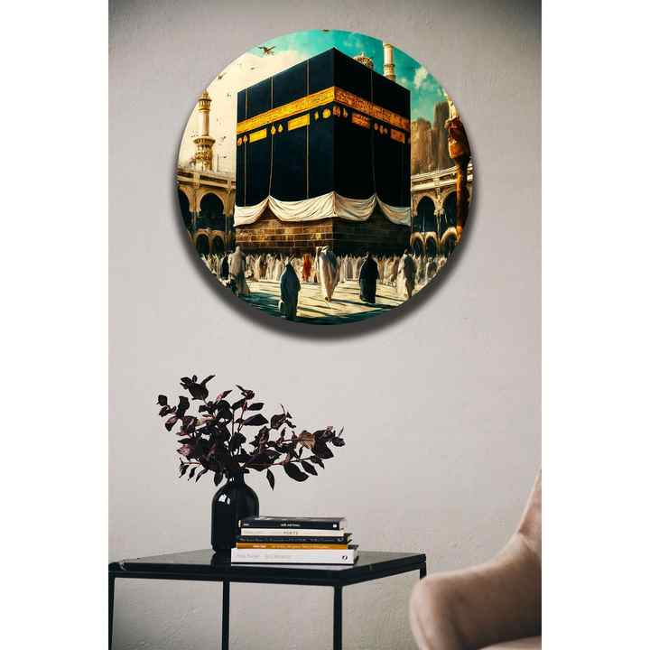 Kaaba Picture Religious Painting Poster Living Room Hall Office Decor ...