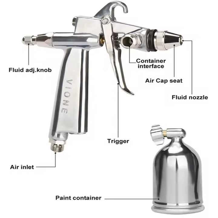 Japan RG-3L Portable Paint Spray Gun Hand Held RG-3L Spray Gun Painting ...
