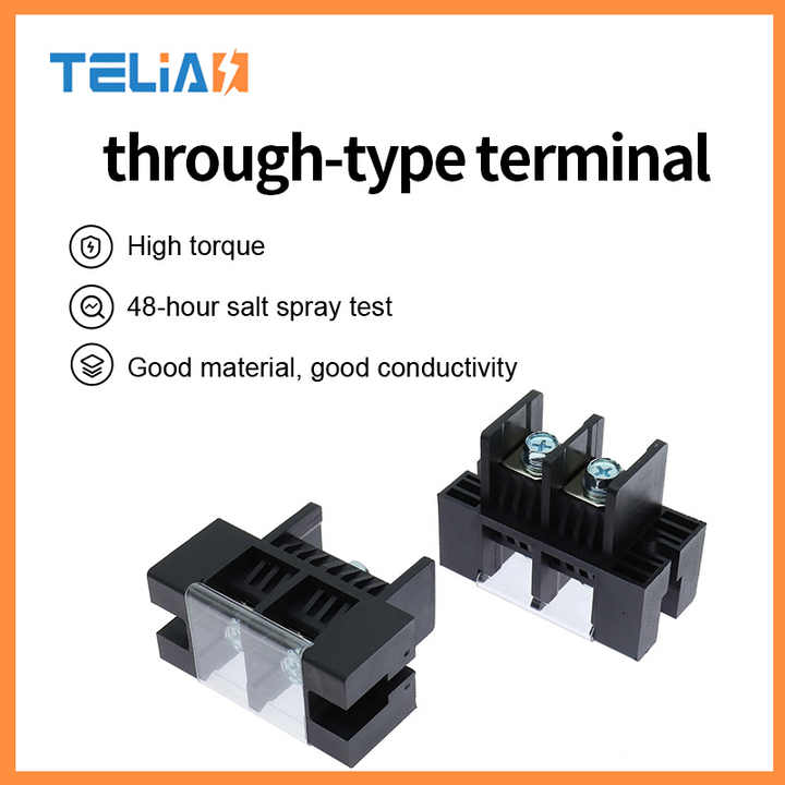 WTD100-01-L1 High Current Barrier Terminal Block Screw Brass Silver ...