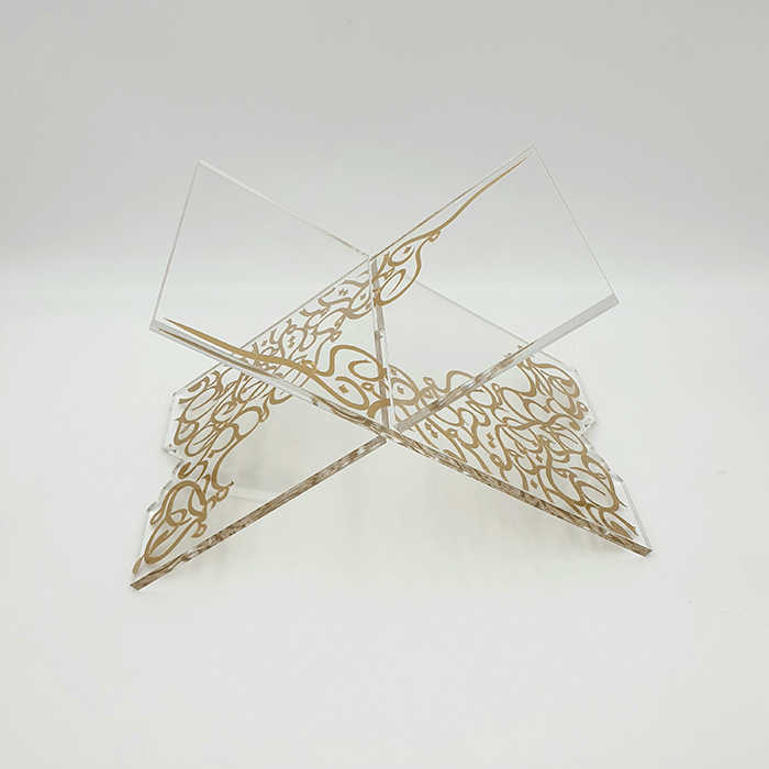 Custom Clear Acrylic Quran Stand - Professional Display