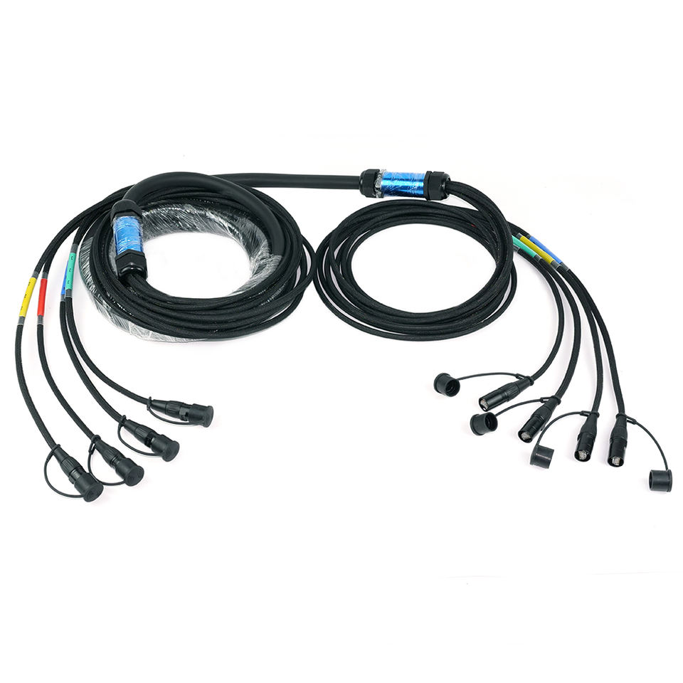 ABCCABLS 4 Channel Cat6 Double Shielded RJ45 Ethernet Super Soft Cable ...