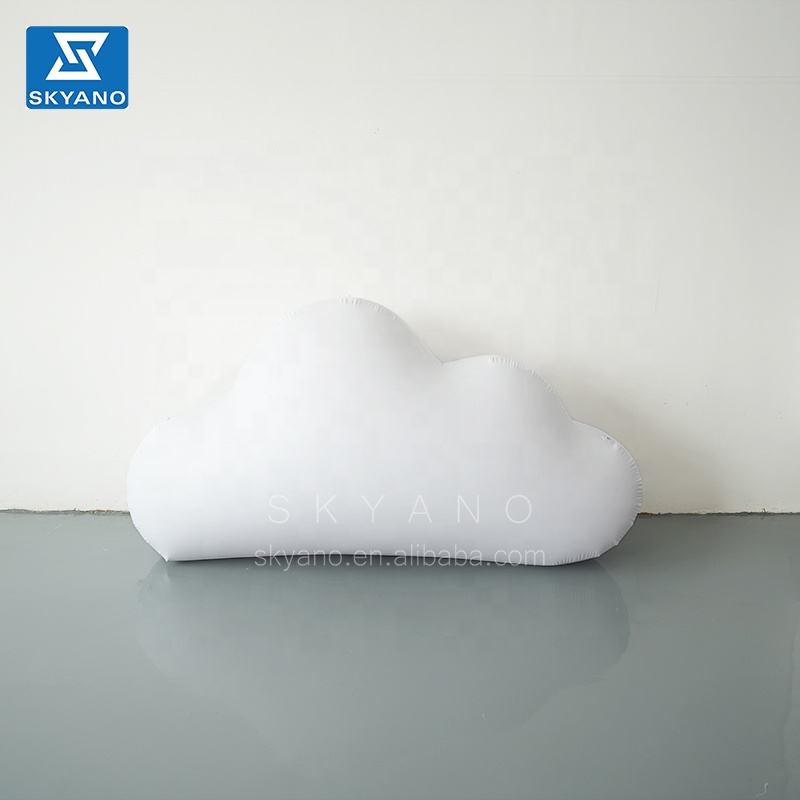 Giant Ceiling Hanging Inflatable Cloud LED Lighting White Inflatable ...
