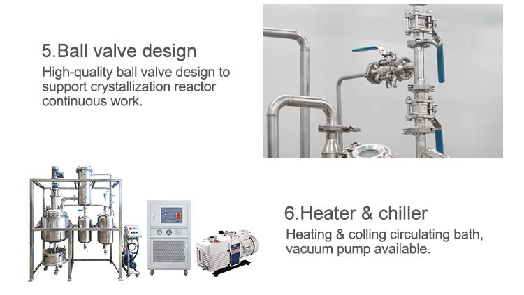 100L Continuous Stirred Tank Crystallization Reactor Crystallization ...