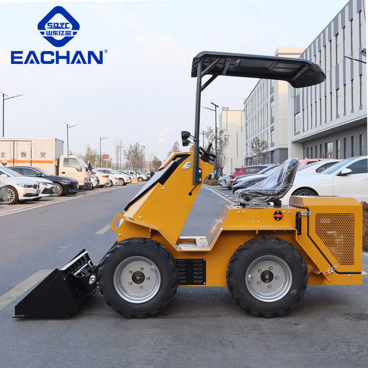 EACHAN CE EPA Diesel Mini Skid Steer Orchard Seat Type Skid Steer ...