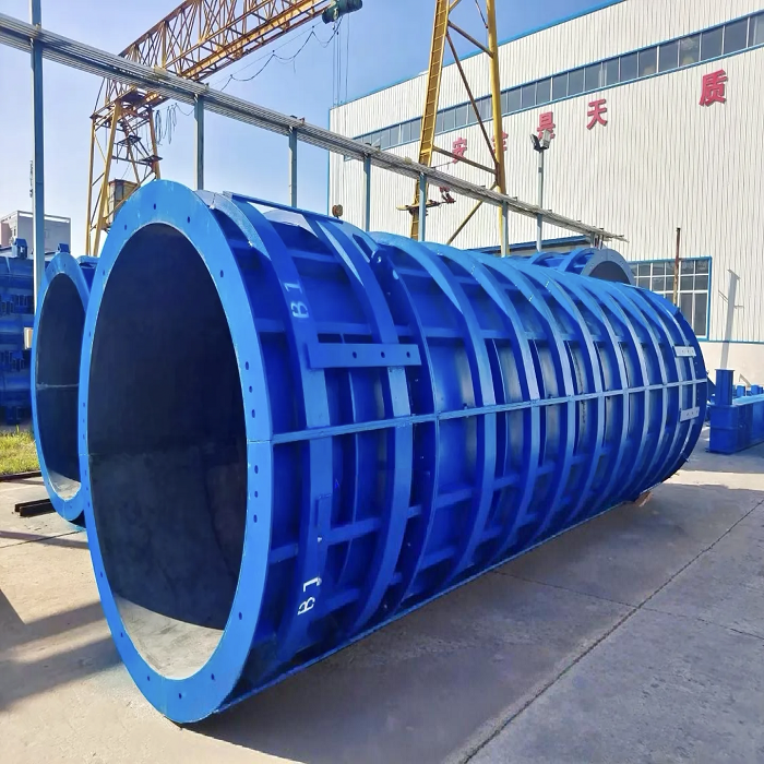 Steel Frame Concrete Column Circle Column Concrete Mould for ...